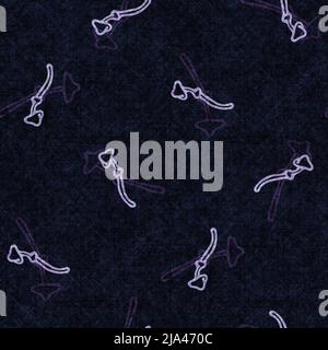 Mushroom seamless hand drawn linen style pattern. Organic fungi natural ...