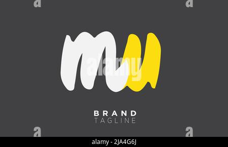 MU Alphabet letters Initials Monogram logo Stock Vector Image & Art - Alamy