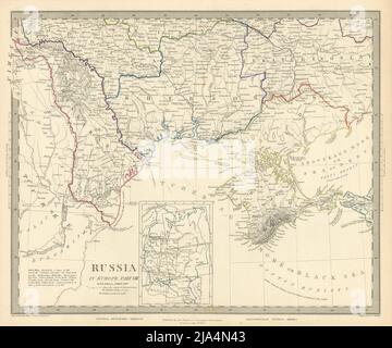 UKRAINE MOLDOVA Podolia Bessarabia Kherson Taurida Odessa Crimea. SDUK ...