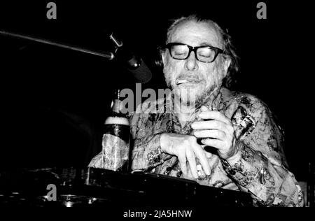 Writer and poet Charles Bukowski reading his work in Los Angeles, CA ...