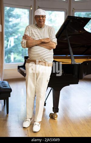 Cuban singer Chucho Valdes poses during the portrait session on June 18 ...