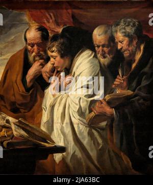 The Four Apostles. Painting of St. John, St. Peter, St. Paul, and St ...