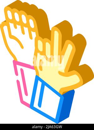 underwater sign language icon color illustration Stock Vector Image ...