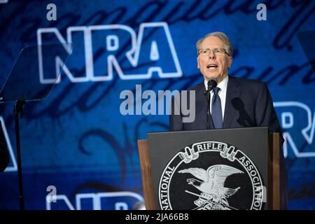 Wayne LaPierre, CEO of the National Rifle Association speaks on the 2nd ...