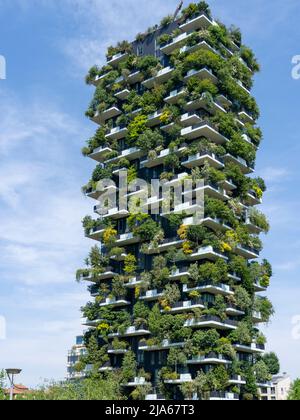 Milano, Italy. Bosco Verticale. Amazing view at the modern and ...