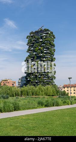 Milano, Italy. Bosco Verticale. Amazing view at the modern and ...