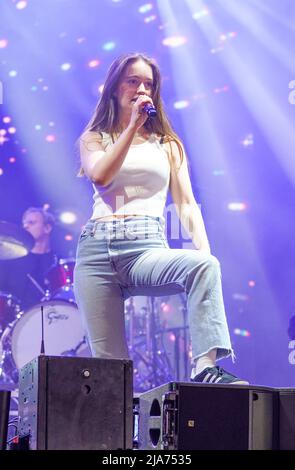 Sigrid performs on the future sounds stage during BBC Radio 1's Big ...
