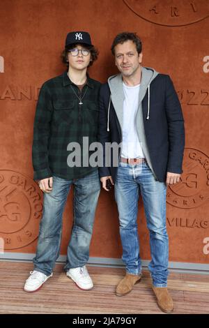 Jonathan Zaccai, Joseph Zaccai at Village during French Open Tennis ...