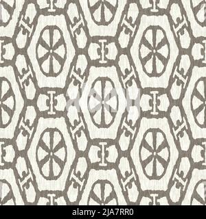 Hand drawn doodle linen effect texture pattern. Seamless woven natural ...