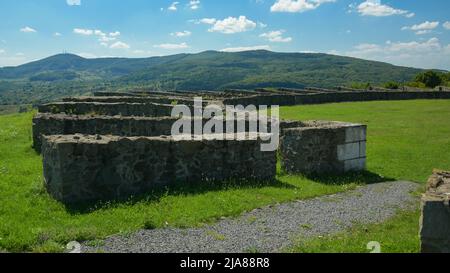 Porolissum, Romania - Ruins of ancient roman castrum and city in Dacia ...