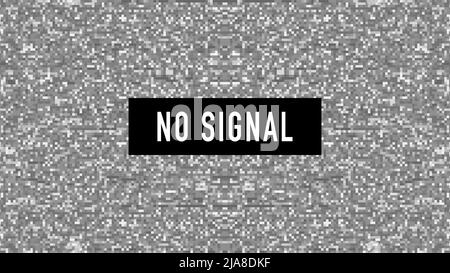 Color pixel noise. Test TV Screen Digital VHS Background. Error ...