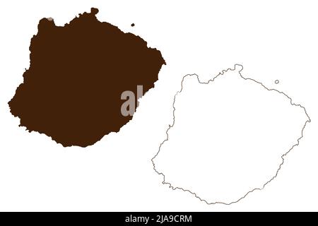 Floreana island (Republic of Ecuador, Pacific Ocean, Latin or South ...