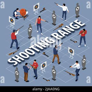 Shooting Range Icons Stock Vector Image & Art - Alamy