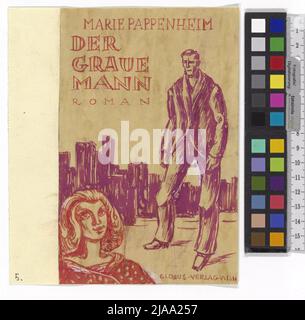 Design book envelope "Marie Pappenheim/ The Gray/ Mann/ Roman/ Globus ...