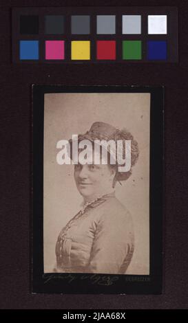 Helene Hartmann (1844-1898), actress. Josef Széky (1838-1901 ...