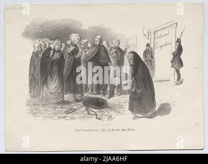 "The legacy or herd without shepherds." (Caricature on the expulsion of ...