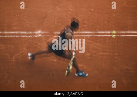 US Amanda Anisimova plays against French Diane Parry during their third ...