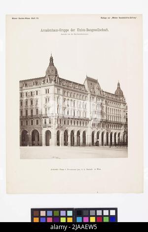 1st, Rathausplatz 2-4-Arkadenhausgruppe (Wiener Bauten-Album, sheet No ...
