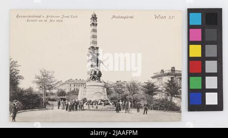 7., new building belt - Hesser monument, postcard. Brothers Kohn KG (B ...