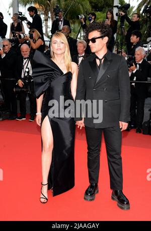 Camille Razat and Etienne Baret attend the "Emily In Paris" by Netflix ...