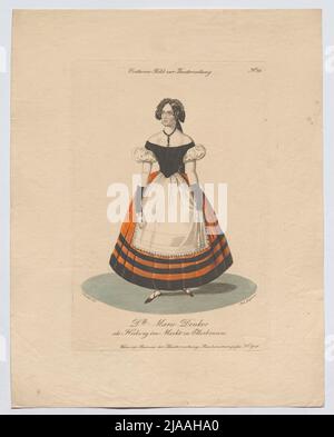 Dlle. Marie Denker as "Hedwig" in "The market in Ellenbrunn" (costume ...
