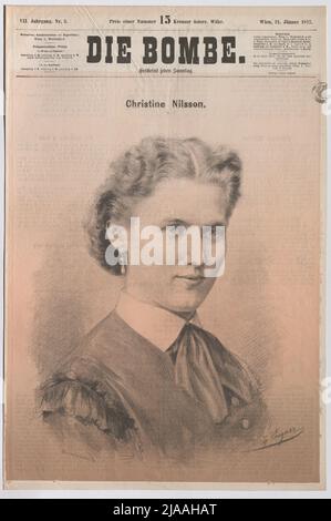 Christine Nilsson. ". Opera singer Christine Nilsson (title page of ...