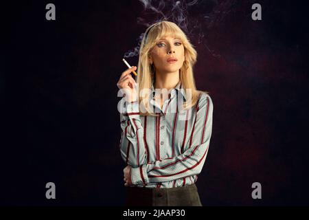 JUNO TEMPLE in THE OFFER (2022), directed by DEXTER FLETCHER, ADAM ...