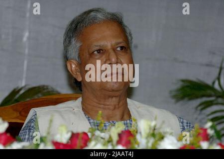 Dhaka, Bangladesh - May 04, 2007: Dr. Muhammad Yunus was awarded the ...