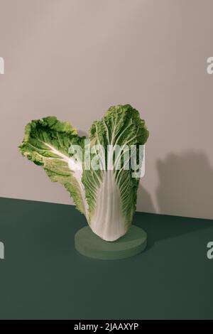 Chinese cabbage-Michilli isolated on white background Stock Photo - Alamy
