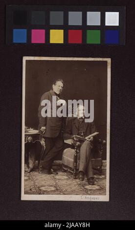 Louis Grois (1809-1874), singer, actor. Fritz Luckhardt (1843-1894), photographer Stock Photo ...