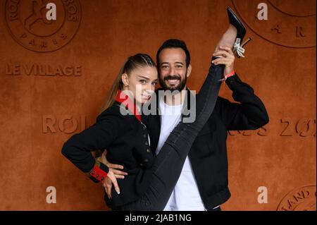 Mathieu Forget and Victoria Dauberville at Village during French Open ...