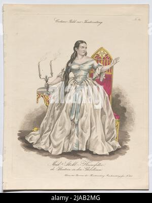 Clara Heinefetter as Beatrice in Meyerbeer's "Die Welfen and the ...