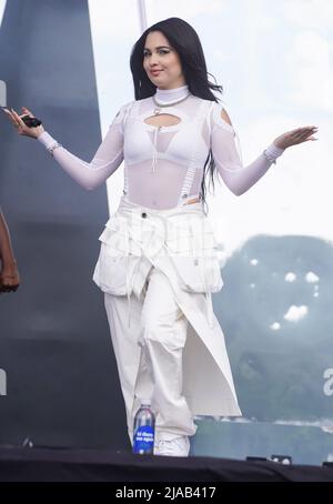 Mabel performing on the main stage during the BBC Radio 1's Big Weekend ...