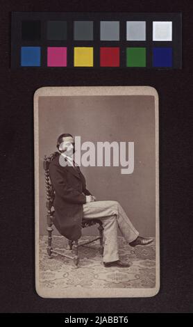 Eduard Graf Taaffe. Baldi & Würthle (1860-1874), photographer Stock ...
