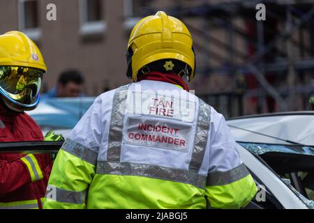 NWFRS Extrication demo Stock Photo - Alamy
