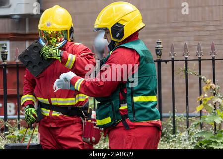NWFRS Extrication demo Stock Photo - Alamy