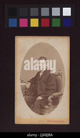 Louis Grois (1809-1874), singer, actor. Fritz Luckhardt (1843-1894 ...