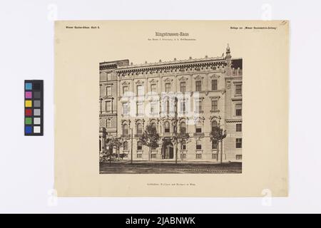 1st, Schottenring 21-Palais Sturany (Wiener Bauten-Album, sheet No. 8 ...