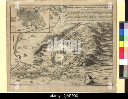 Bird show of the siege of Vienna 1683. E. Andre (son), Copper Engraver ...