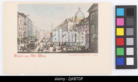 Greetings from Alt-Wien. The trench in Vienna. (1719) .. Unknown Stock ...