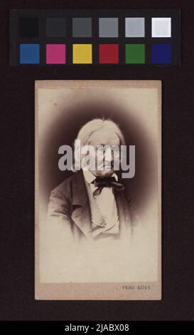 Jakob Alt, painter. Ferdinand Küss (1800-1886), photographer Stock ...