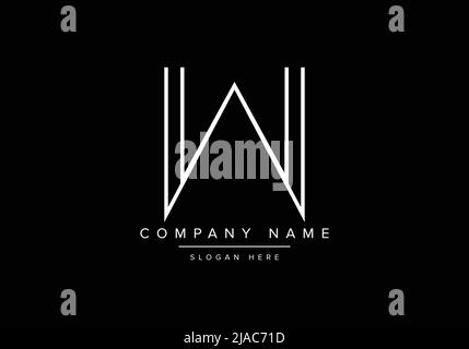 WW monogram initial logo with clean modern shield icon design ...