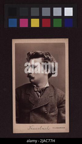 Anselm Feuerbach (1829-1880), painter. Carl (C.) by Jagemann (1819-1883 ...