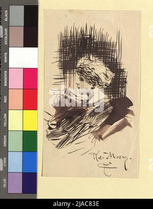 Design sketch, Koloman Moser, Vienna 1868 - 1918 Vienna, 1901, drawing ...