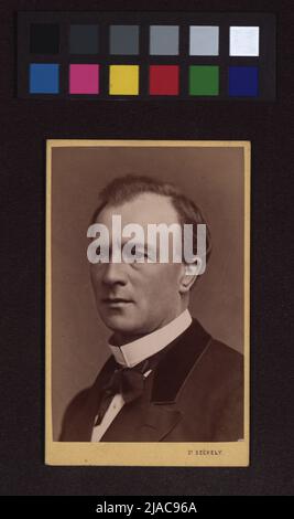 Ludwig Gabillon (1828-1896), actor. Unknown, photographer Stock Photo ...