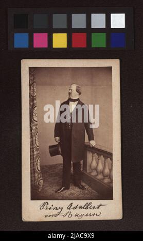 Prince Adalbert of Bavaria (1828 - 1875), a portrait in the uniform of ...