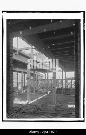 Construction of a factory hall of the locomotive factory (21st ...