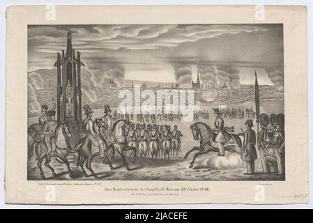 "The bombing of the capital of Vienna on October 28, 1848. / seen from ...