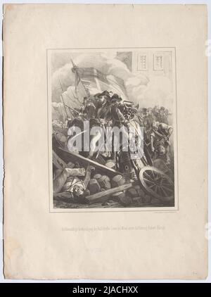 "Defense of the Nußdorf line on October 23, 1848 in Vienna." Franz ...