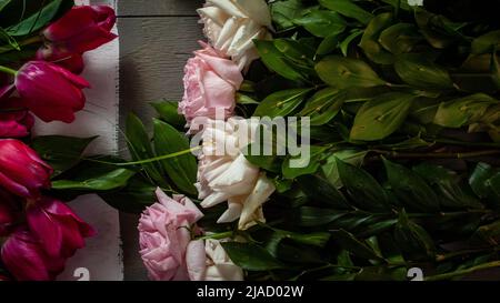 beautiful background with flowerso . Spring summer border template ...